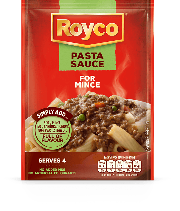 Simple Savoury Mince Pasta - Royco® Recipes