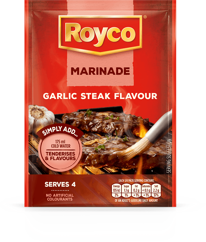 Garlic Steak Dry Marinade - Royco®