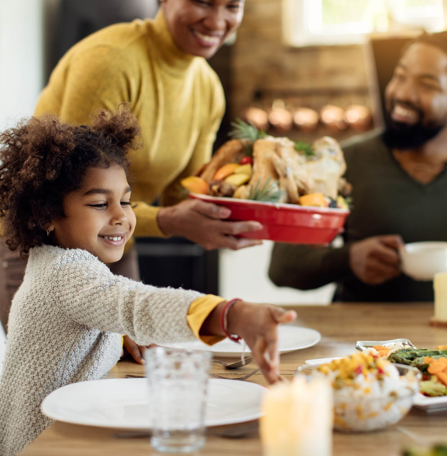 Child Eating Dinner