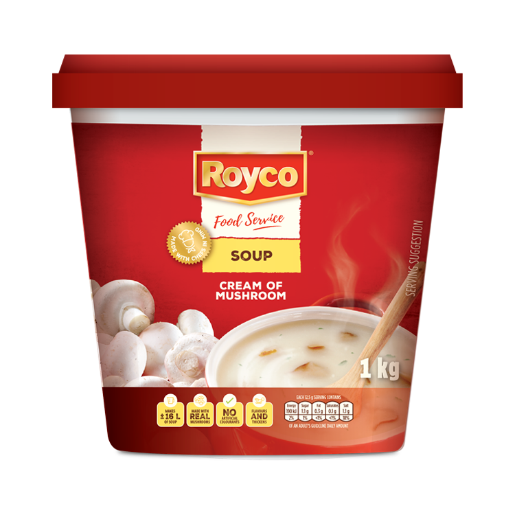 Cream of Mushroom Soup 1kg - Royco® Food Services