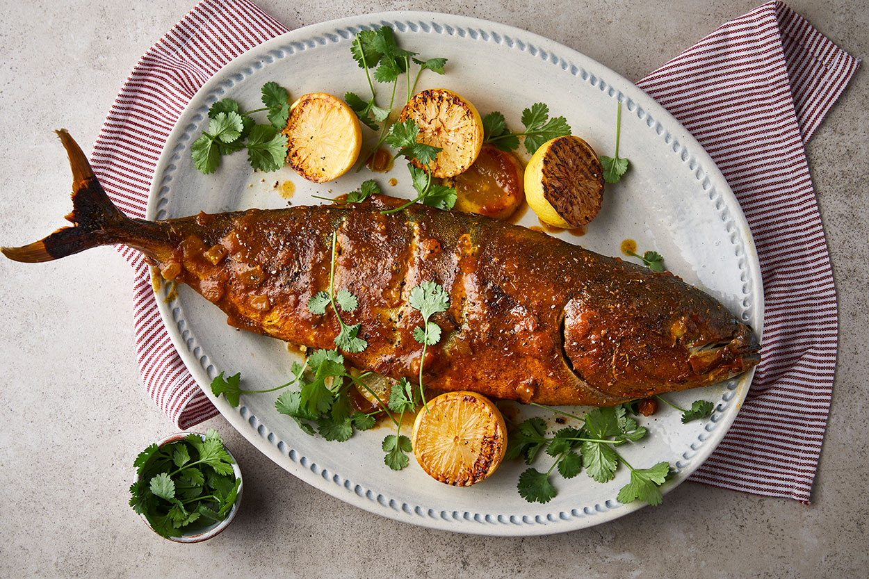 Grilled Spicy Whole Linefish - Royco® Recipes