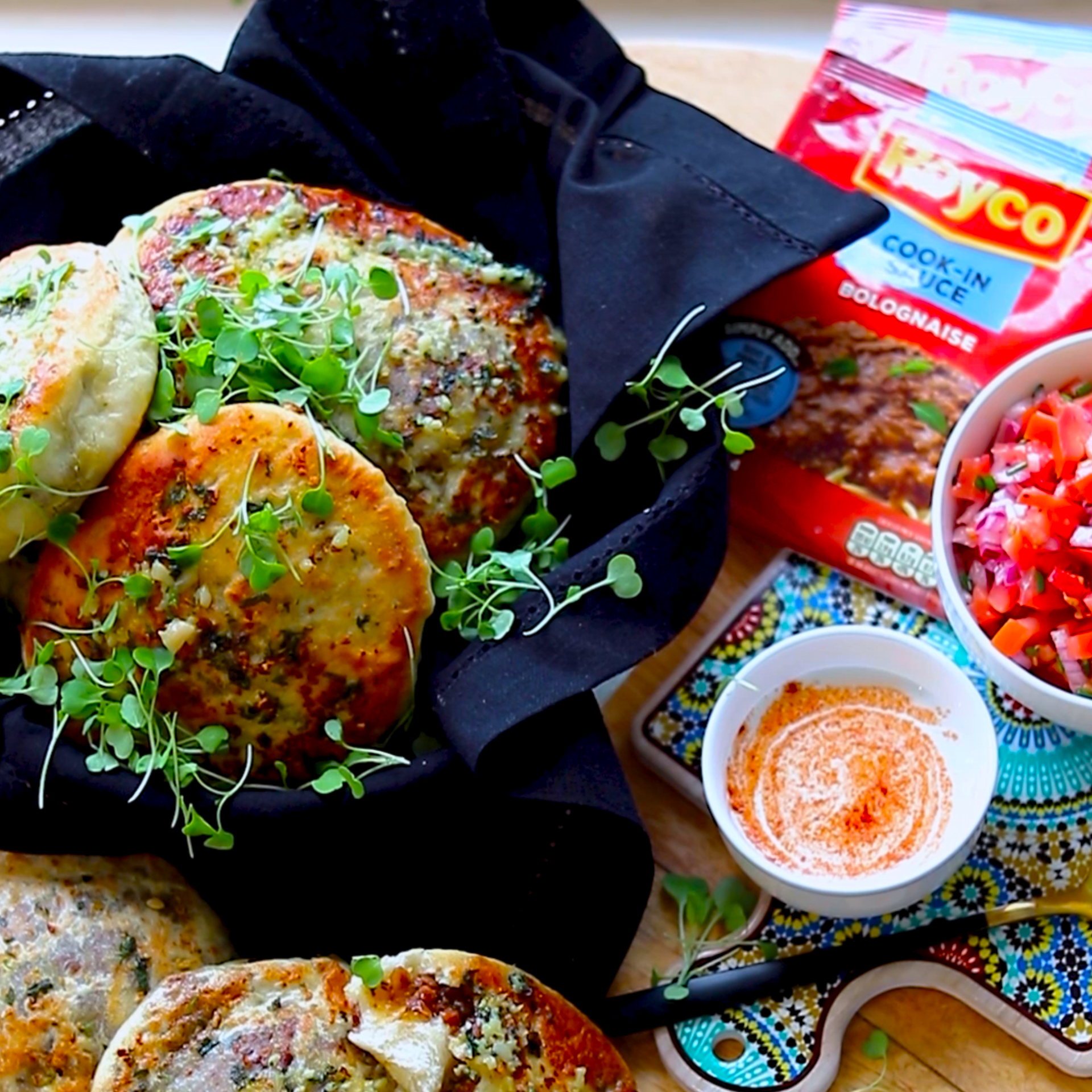 Meat-Filled Naan Pockets - Royco® Recipes