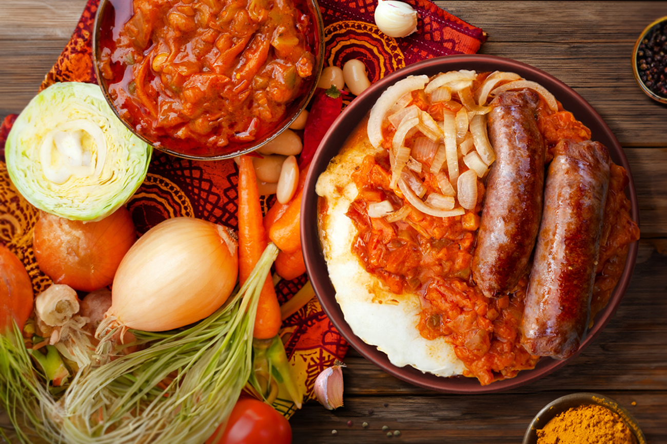 Easy Chakalaka with Pap & Wors - Royco® Recipes